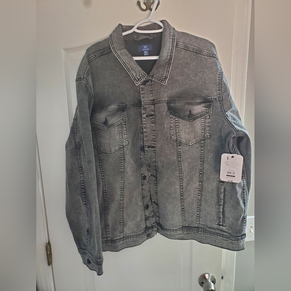 George | Jackets & Coats | Nwt Gray Denim Jacket | Poshmark